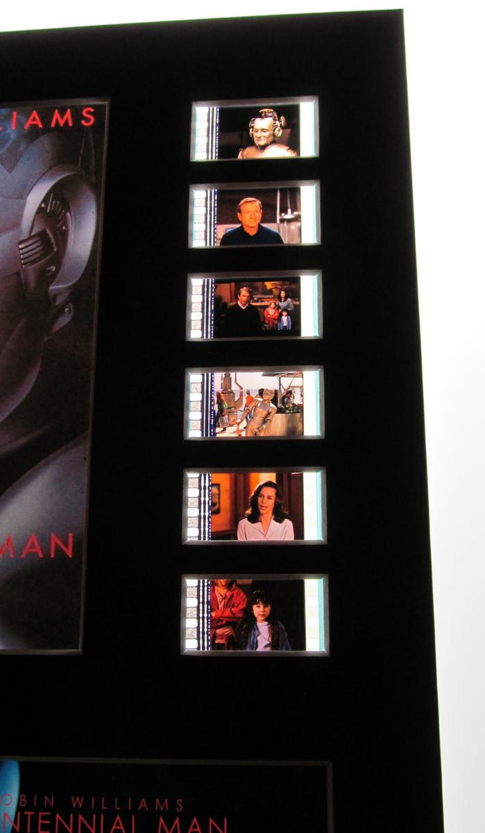 BICENTENNIAL MAN Robin Williams Robot 35mm Movie Film Cell Display 8x1 ...