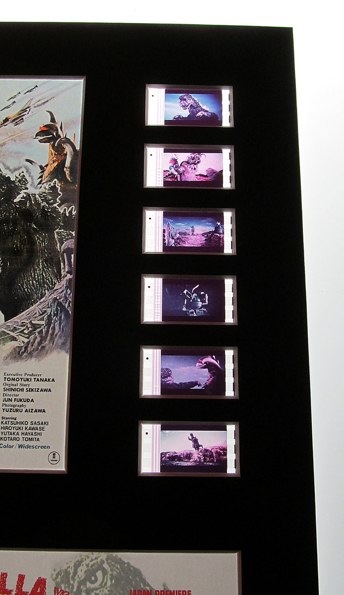 GODZILLA VS MEGALON 35mm Movie Film Cell Display 8x10 Presentation Cla ...